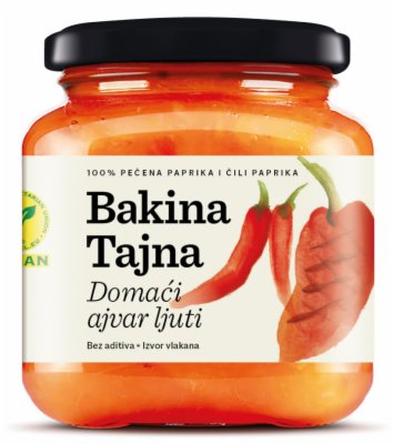 AJVAR LJUTI DOMAĆI BAKINA TAJNA 550G
AJVAR LJUTI DOMAĆI BAKINA TAJNA 550G