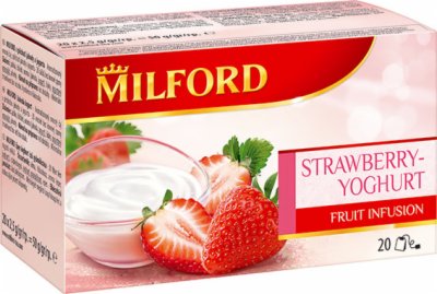 ČAJ JAGODA&JOGURT MILFORD 50G
ČAJ JAGODA&JOGURT MILFORD 50G