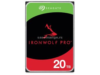 SEAGATE Hard disk 20TB 3.5 SATA III 256MB 7200rpm ST20000NT001 IronWolf Pro