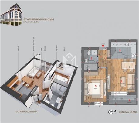 Dvosoban stan, 38.49m2 cena - dogovor