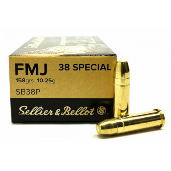 Metak revolverski Sellier & Bellot 38 Special FMJ 10,25g