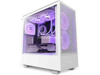 NZXT Kućište H5 Flow RGB CC-H51FW-R1/ bela