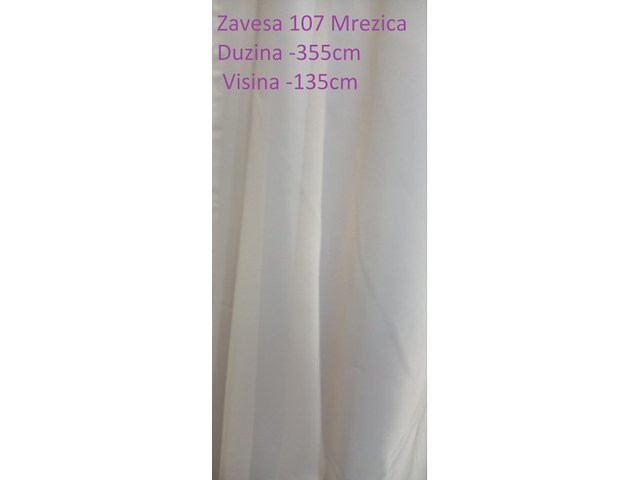 Zavesa 107 Markizet Duzina -355cm Visina -135cm