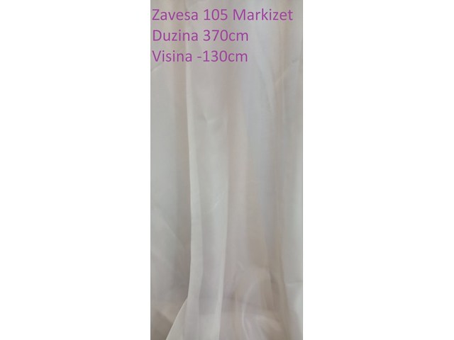 Zavesa 105 Markizet Duzina 370cm Visina -130cm