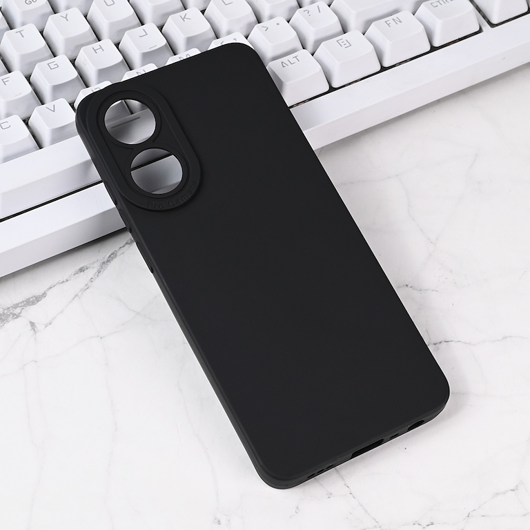 Zastitna maska (futrola) Silikon Pro Camera - Oppo A78 crna