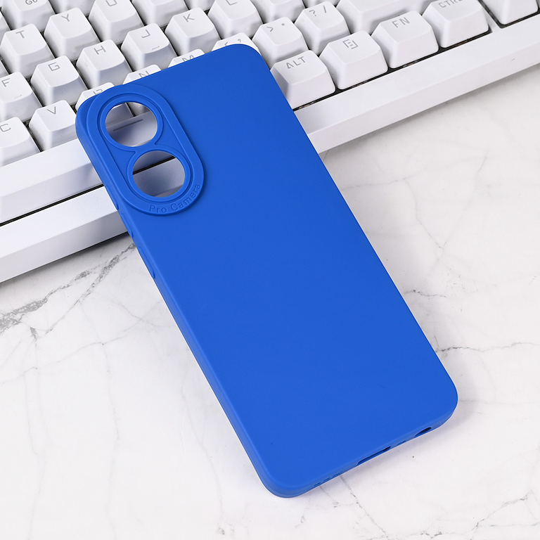Zastitna maska (futrola) Silikon Pro Camera - Oppo A78 plava
