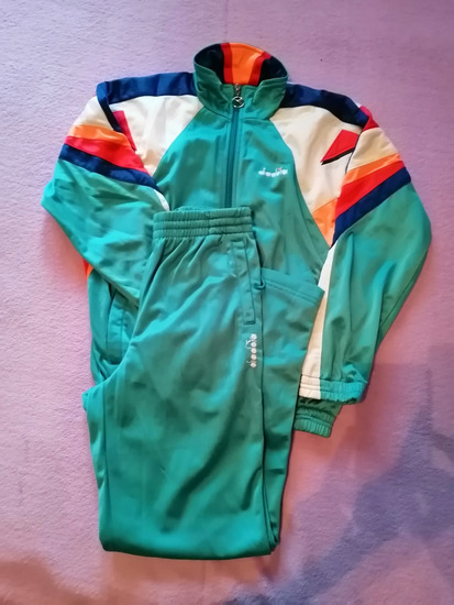 Diadora komplet trenerka, vintage, s, unikat