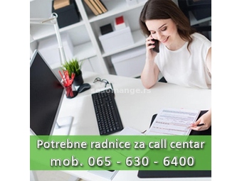 Potrebne radnice za call centar 50-70.000