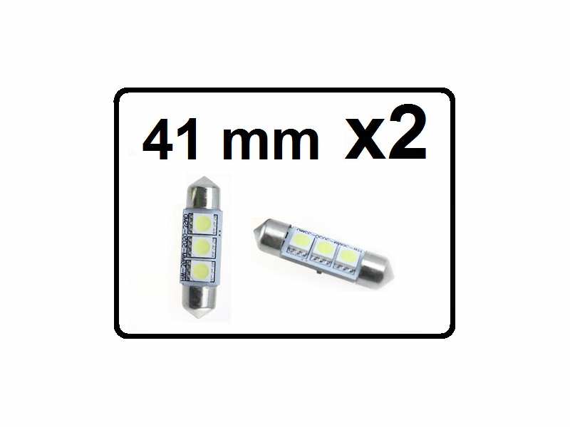 LED Sijalica - za unutrasnjost - 41 mm - 3 SMD - 2 kom