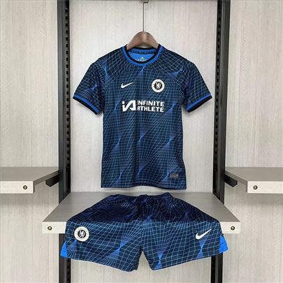 Chelsea 2023/2024 gostujući dres dečiji komplet