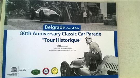 Knjiga: Belgrade Grand Prix 80 god.trke automobil