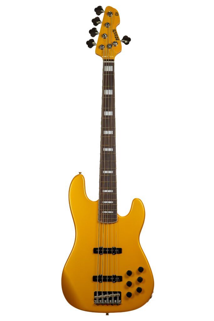 Markbass MB GV 5 Gloxy Metallic Yellow CR RW bas gitara