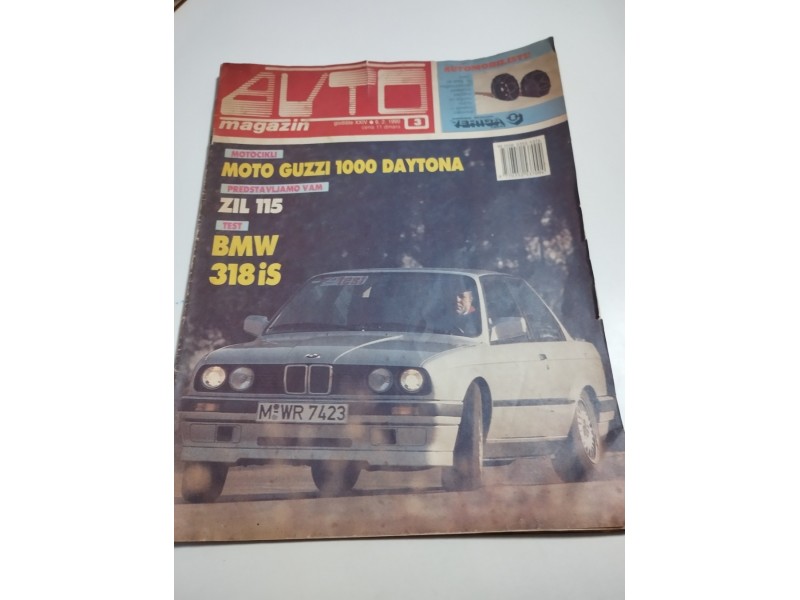 AUTO MAGAZIN broj 3 stari casopis iz 1990 god.