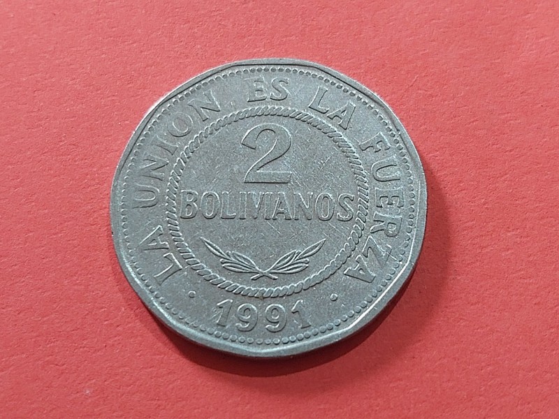 Bolivia - 2 bolivanos 1991 god