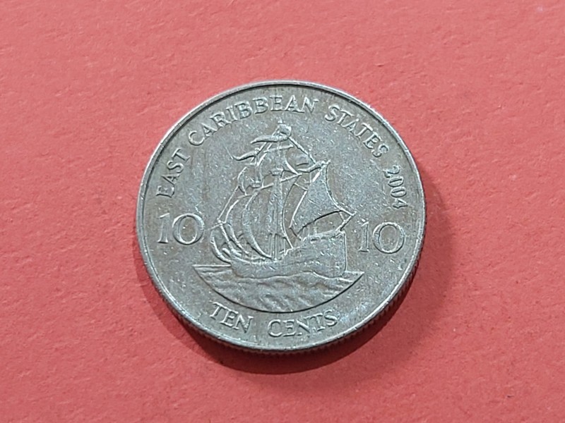 East Caribbean states - 10 cents 2004 god