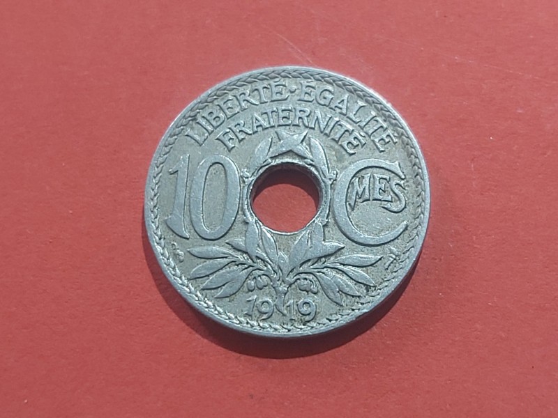 Francuska - 10 centimes 1919 god