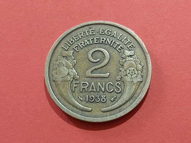 Francuska - 2 francs 1938 god