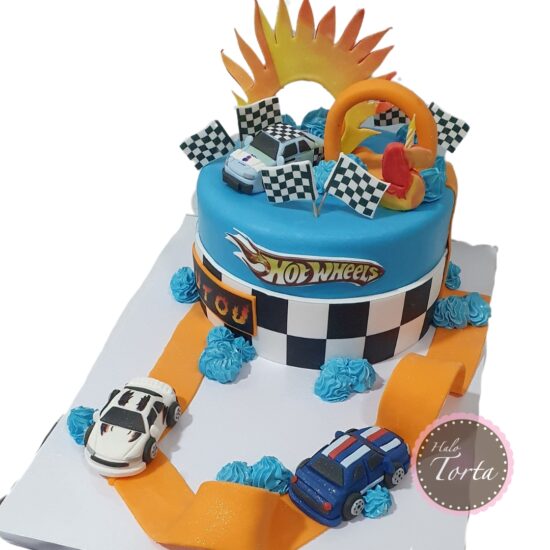 Hot Wheels torta sa automobilima