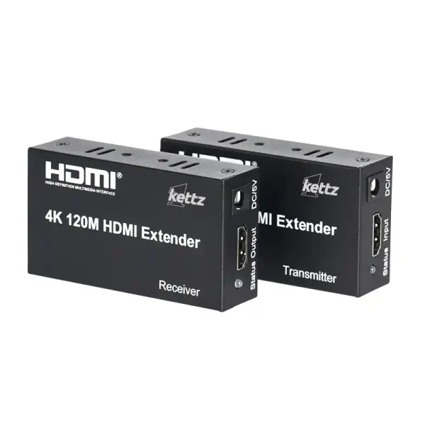 Extender HDMI-UTP do 120m HEX-K1220 4K 30Hz Kettz