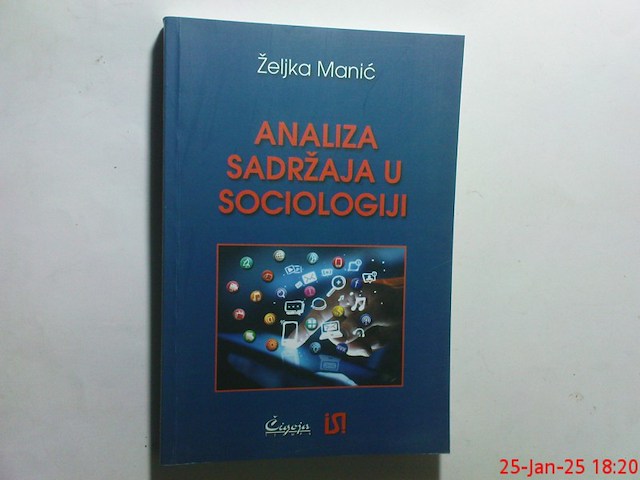 ZELJKA MANIC  - ANALIZA SADRZAJA U SOCIOLOGIJI