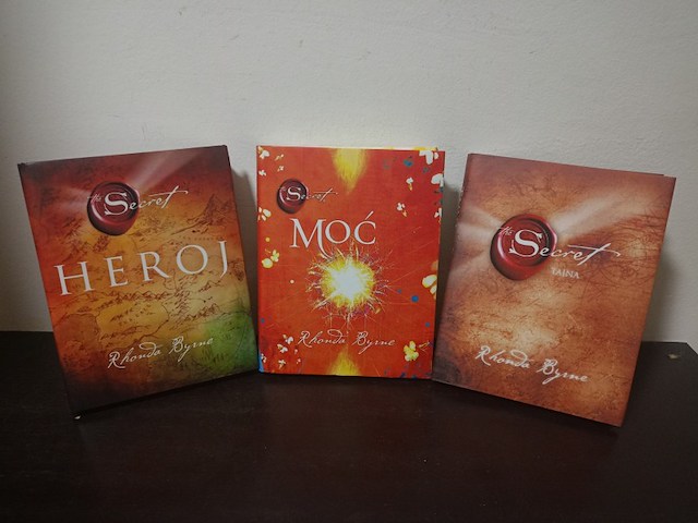 Tajna Heroj Moć -  komplet 1-3 Rhonda Byrne