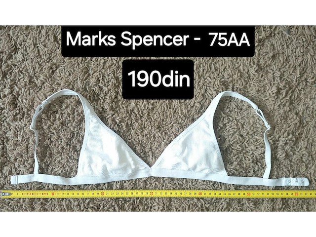 Marks&;Spencer grudnjak brushalter beli 75AA