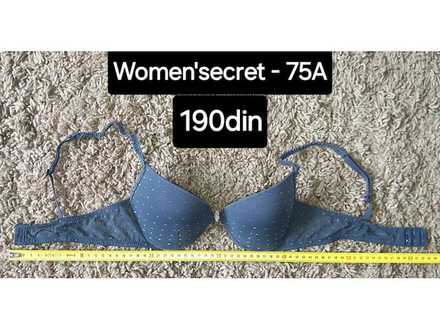 Women`secret grudnjak brushalter sivi 75A