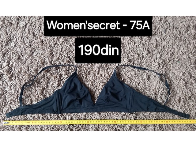 Women`secret grudnjak brushalter crni 75A