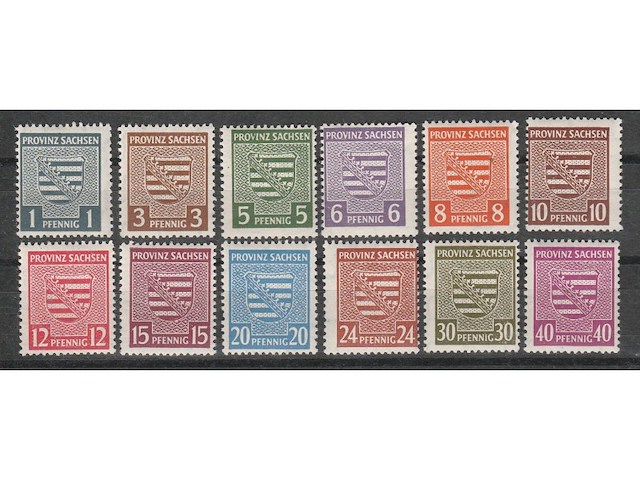 Sowjetische Zone - Provinz Sachsen - 1945 - MNH