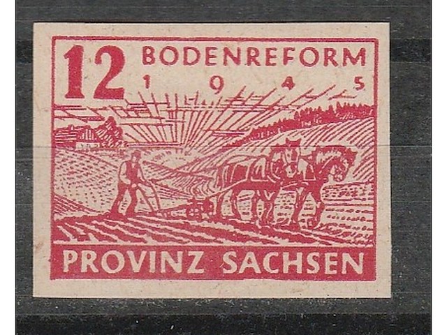 Sowjet. Zone - Provinz Sachsen - 1945 - MNH