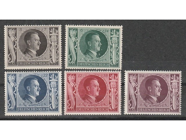 Deutsches Reich-Adolf Hitler Chancellor -1943-MNH