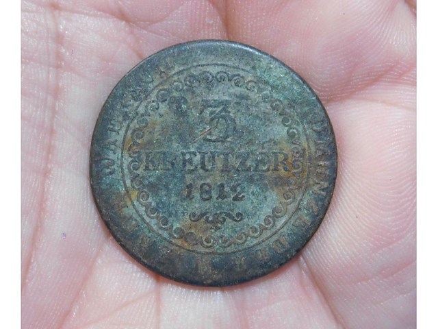 3 kreutzer 1812 S