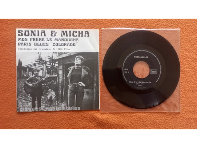 SONIA and MICHA ‎– Mon Frere Le Manouche (singl)Belgium