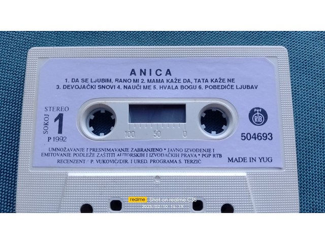 ANICA MILENKOVIC 1992 - DA SE LJUBIM RANO MI