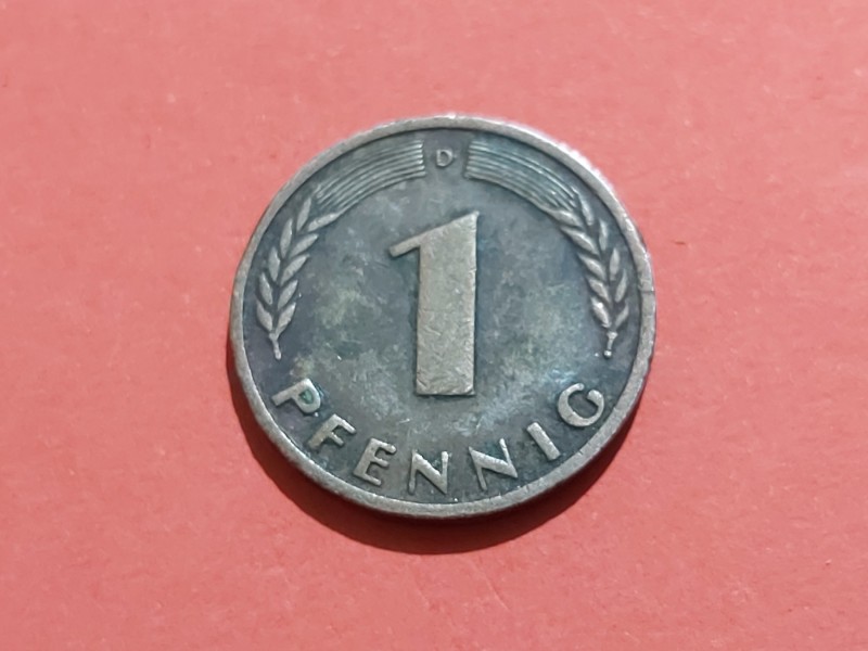 Nemačka - 1 pfennig 1949 god D