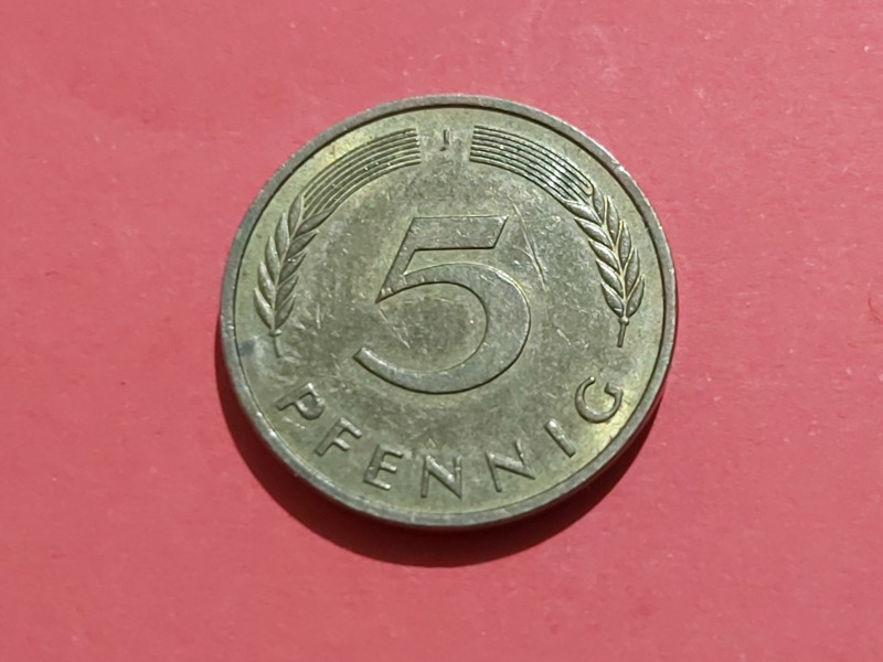 Nemačka - 5 pfennig 1995 god J