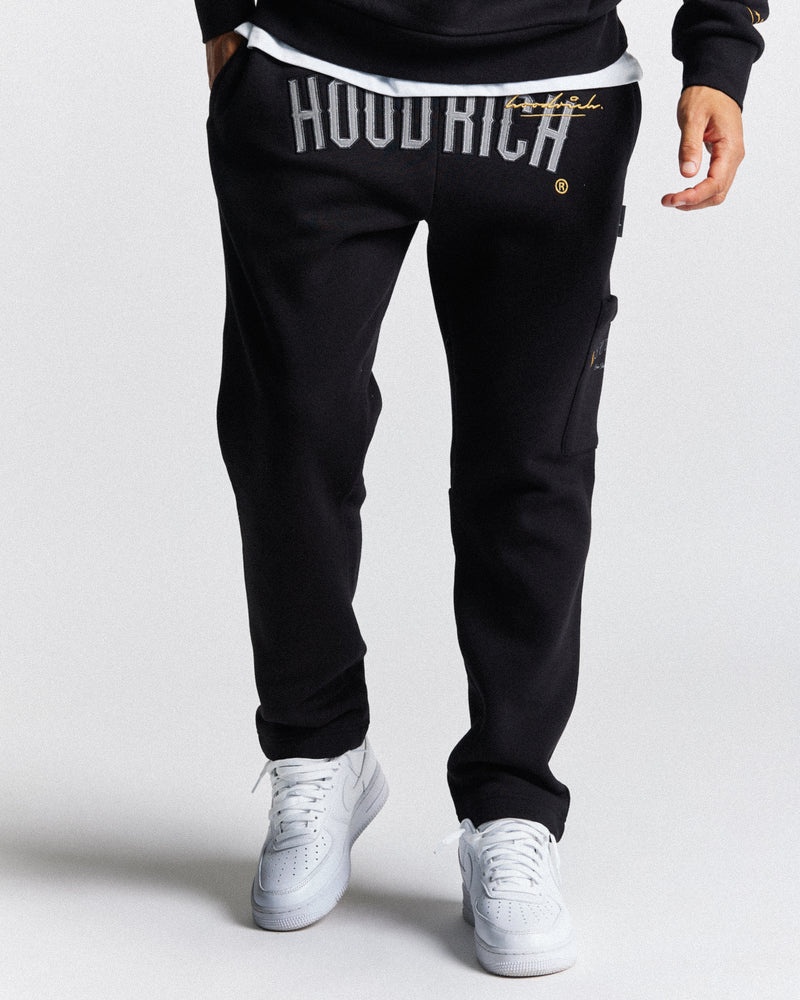 Hoodrich Stature Muške Jogger Pantalone Crne Zlatne Sive Srbija | 06KOJTLED