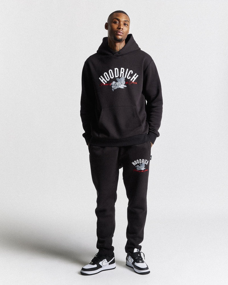 Hoodrich Empire Muške Jogger Pantalone Crne Bijele Crvene Srbija | 48FVHGTOL