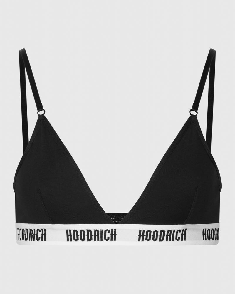 Hoodrich OG Core Triangle Bralette Ženske Donje Rublje Crne Bijele Srbija | 05JPLNTOI