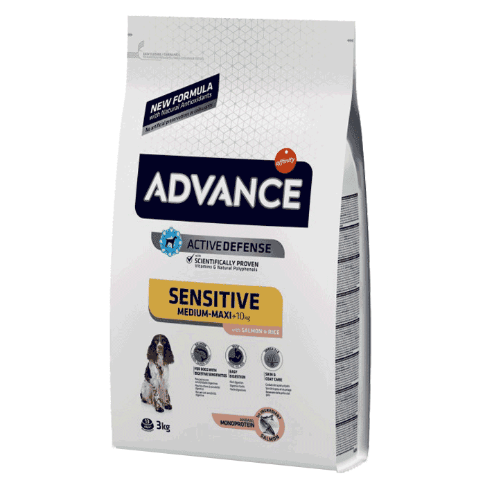 Advance Medium/Maxi Sensitive, Losos i Pirinač