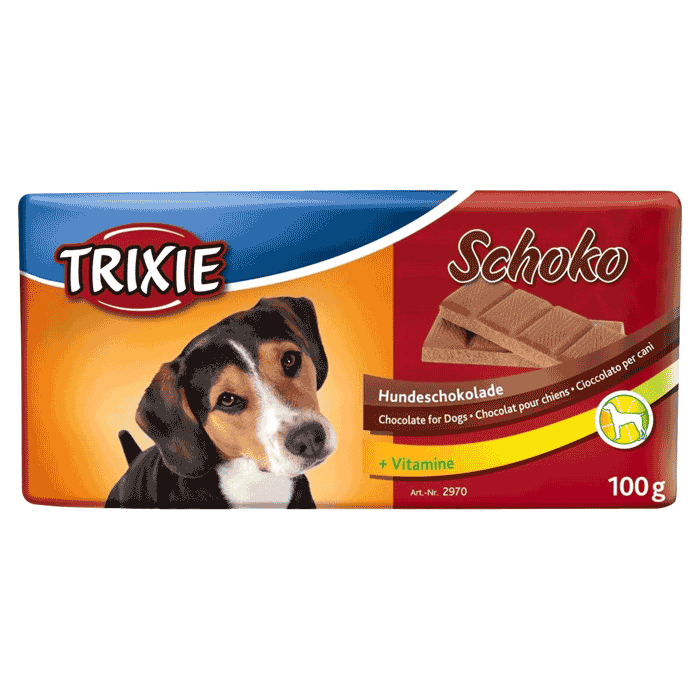 Trixie Crna čokolada za pse Schoko, 100 g