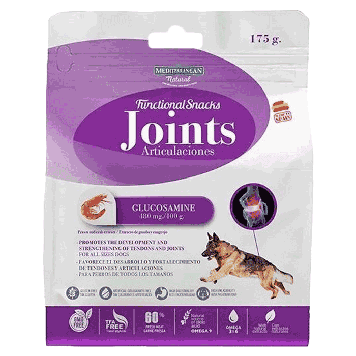 Mediterranean Natural Mesni komadići za pse Funcional Joints, 175 g