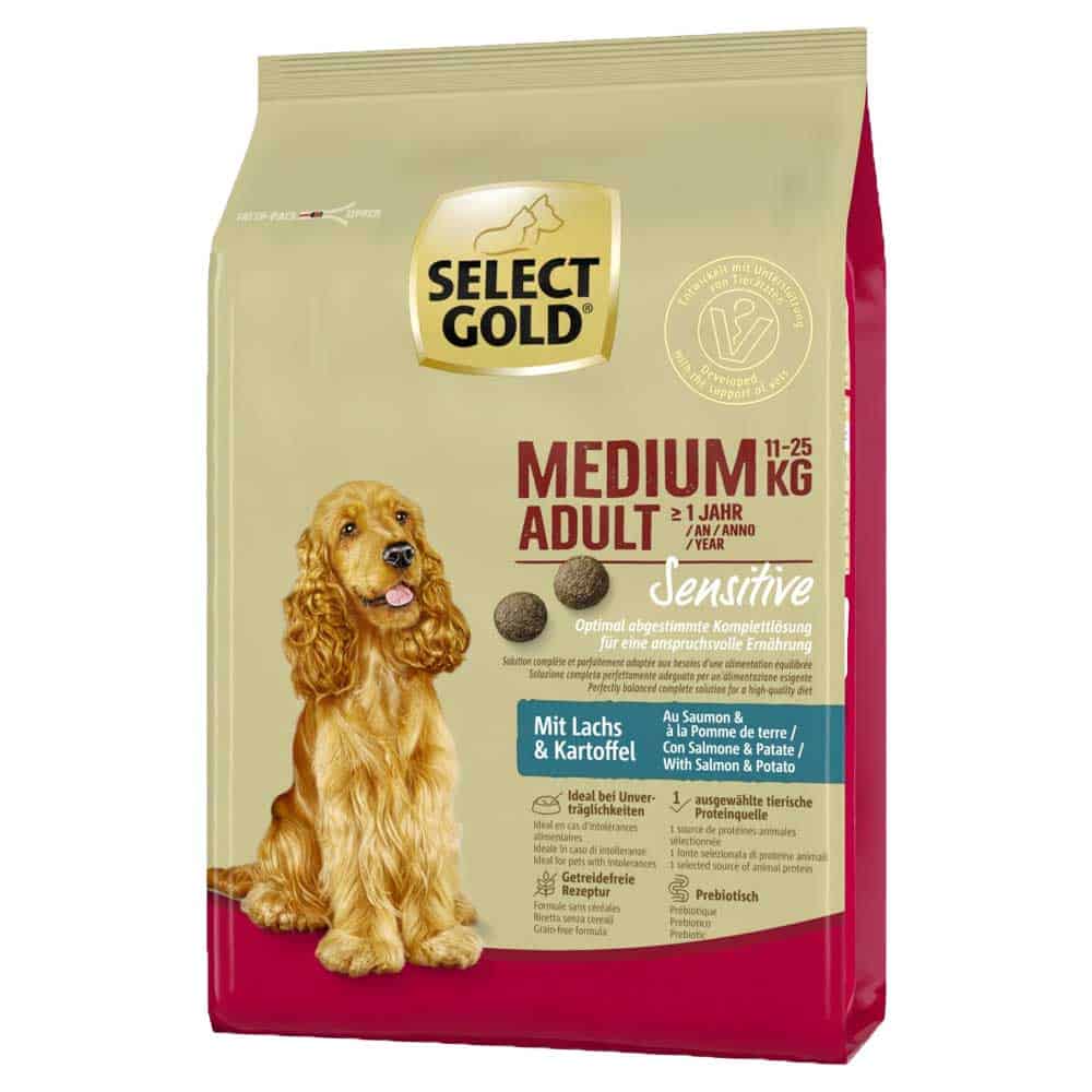 Select Gold Sensitive Medium Adult losos, 4 kg