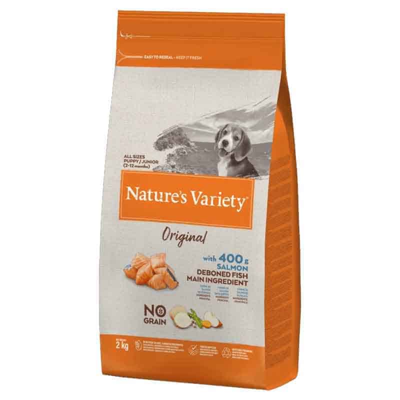 Nature's Variety Hrana za štence Junior Original gain Free, Losos