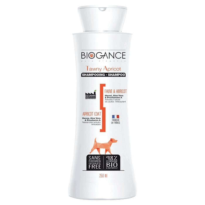 Biogance Šampon za pse sa žutim i smeđim krznom Tawny Apricot, 250 ml