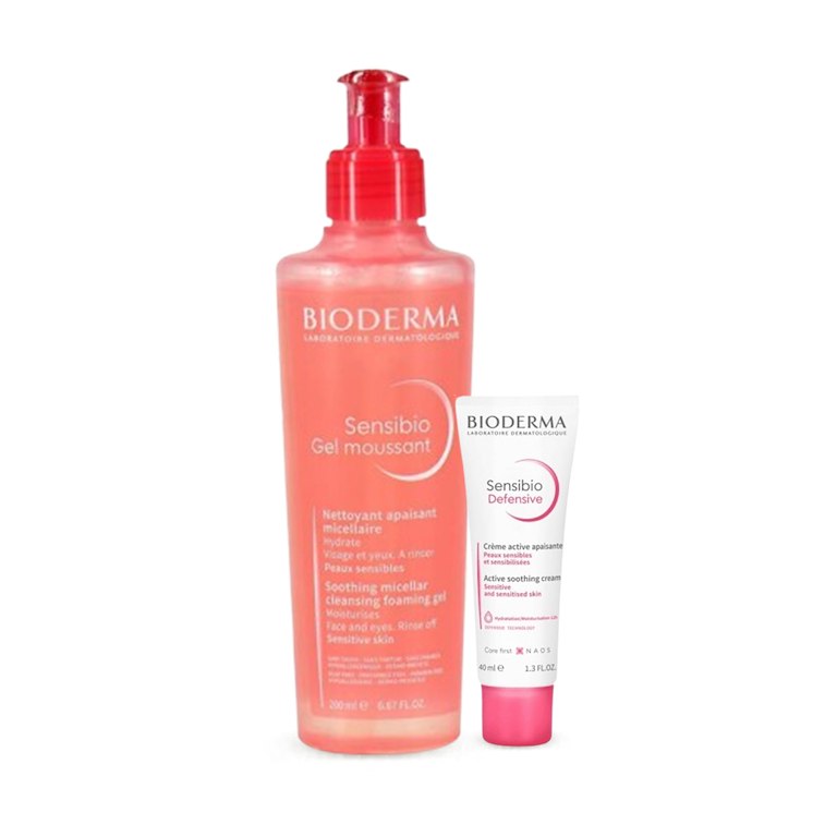 Bioderma Sensibio gel i Defensive krema