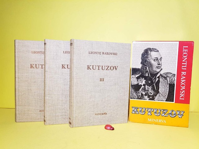 KUTUZOV 1-3 KOMPLET Leontij Rakovski NOVO U KUTIJI