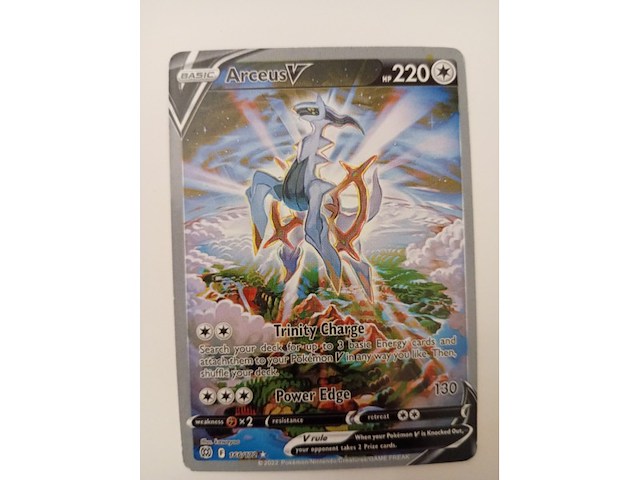 Pokemon Arceus 166/172 karta