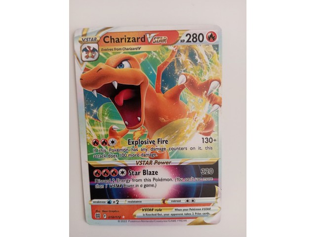 Pokemon Charizard karta 018/172