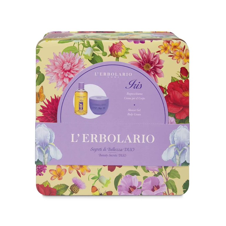 LERBOLARIO Iris Set u Kutiji Krema za Telo 300 mL i Gel za Tuširanje 250 mL